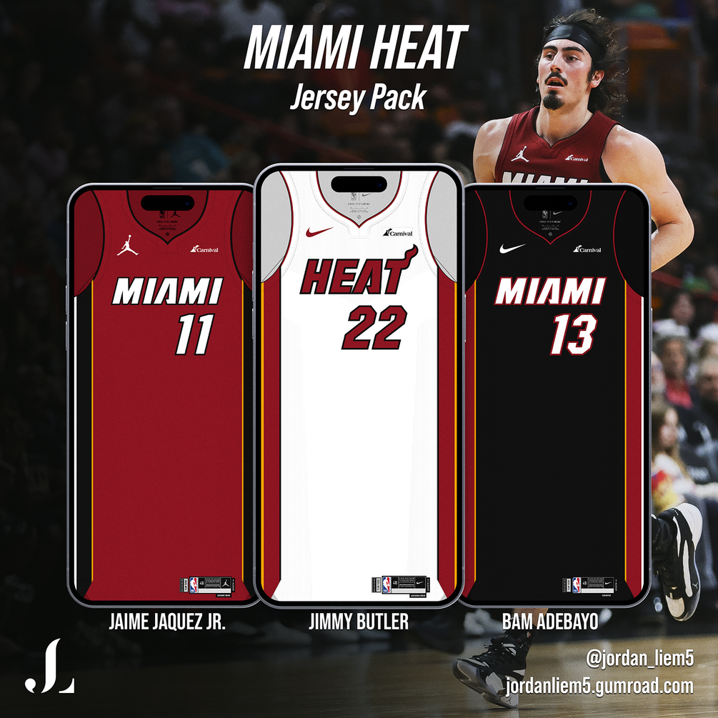 Miami Heat Jersey Pack