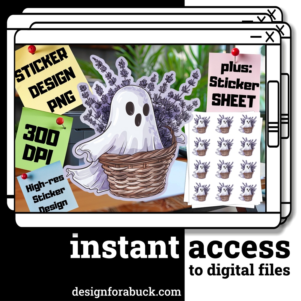 Swift Procurement: ghost, Spooky, Ghostie, Ghosty-Themed Sticker Design ...