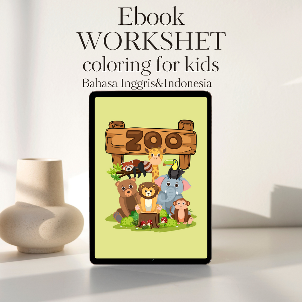 Ebook Coloring for Children zoo theme
