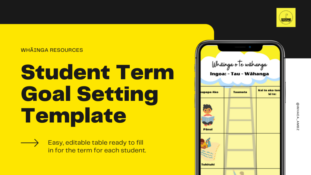 Student Term Goal Setting - Whāinga o te Wāhanga