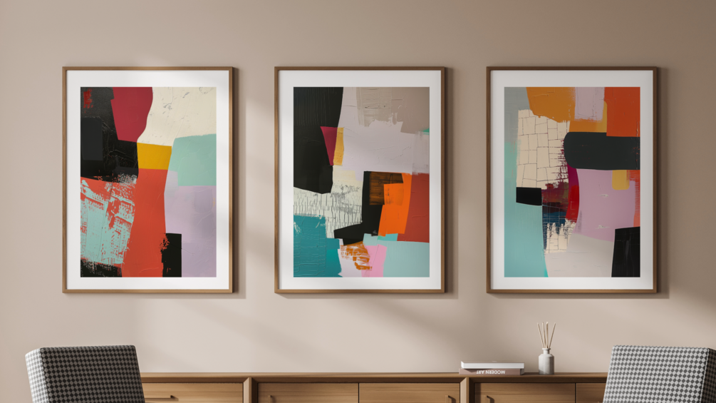 Abstract 1 Trio [printable art]