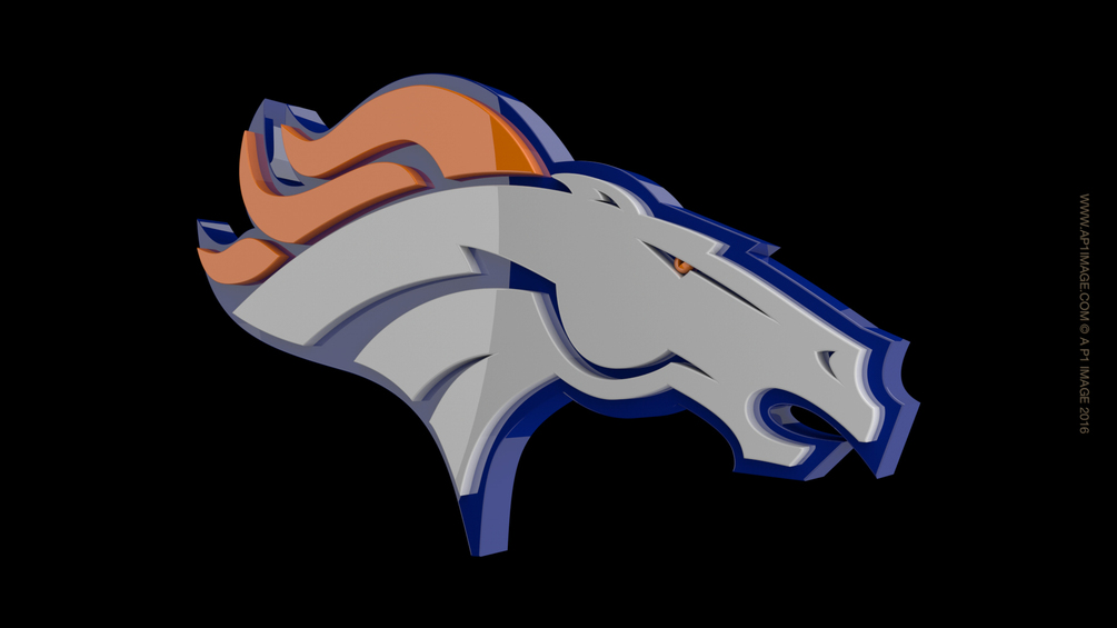 Broncos 3d Logo Great Branding Denver Broncos NFL Helmet LED