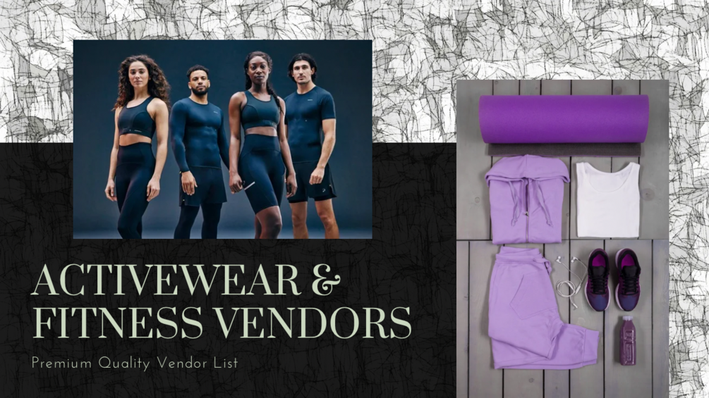 Activewear and Fitness Vendor List