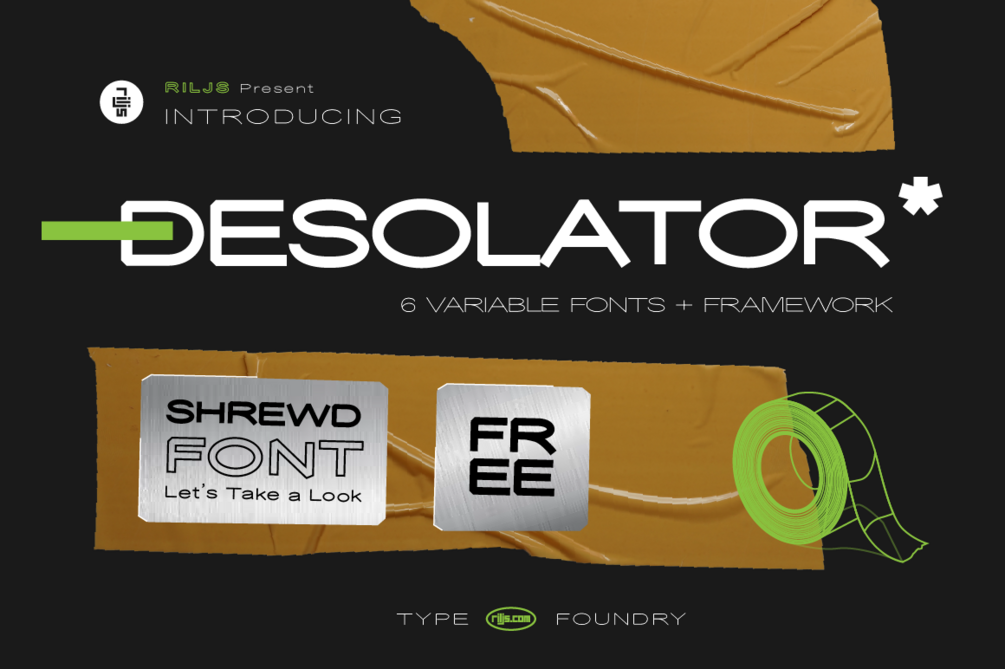 Desolator - Font Family