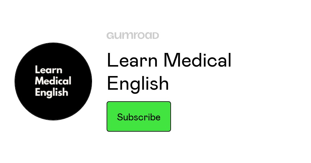Learn Medical English