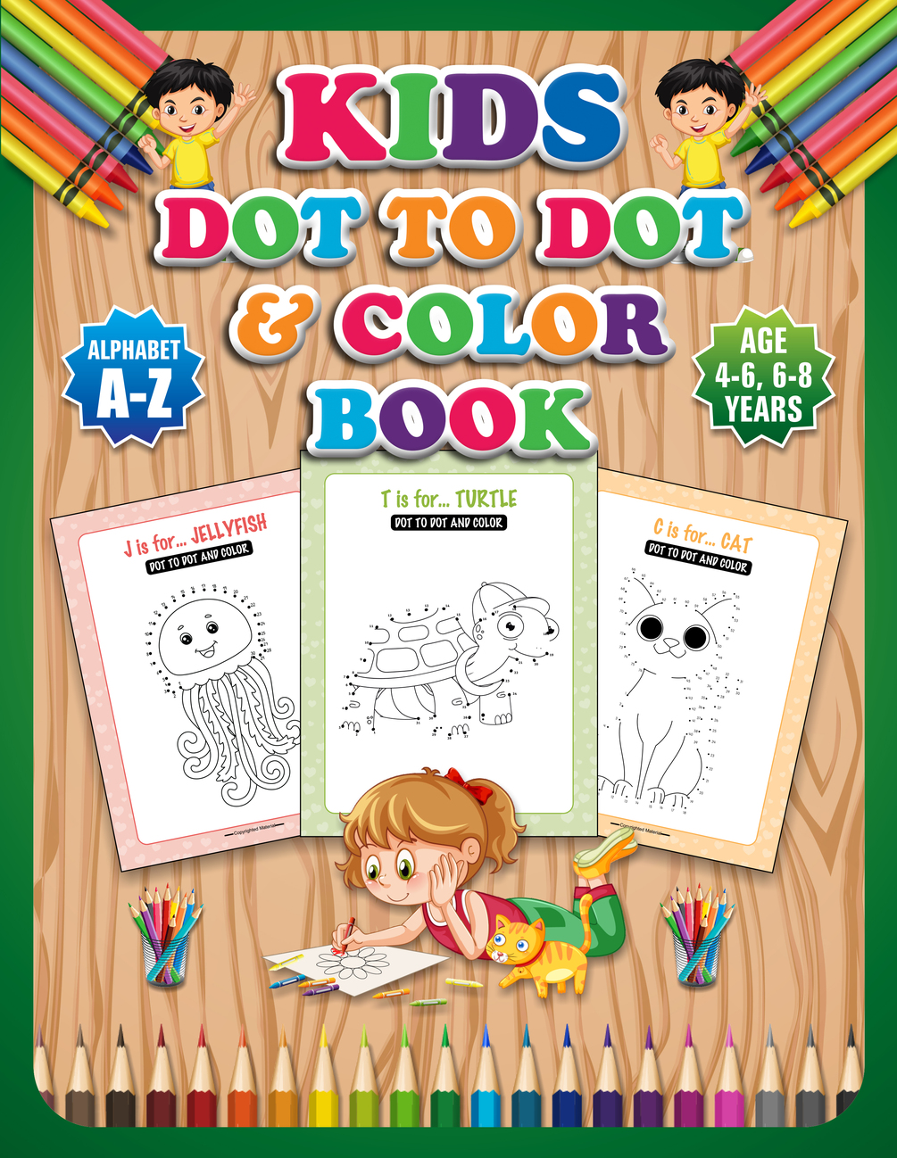 Connect The Dots Book For Kids Ages 4-8: Challenging and Fun Dot to Dot ...