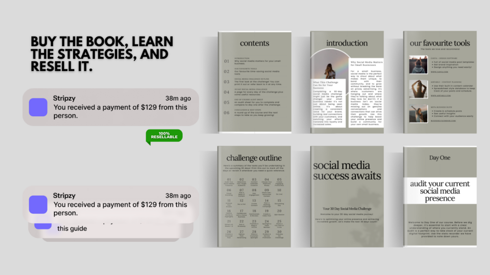 30 Day Social Media Challenge E-Book