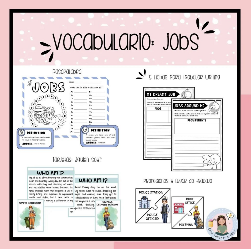 Jobs and occupations