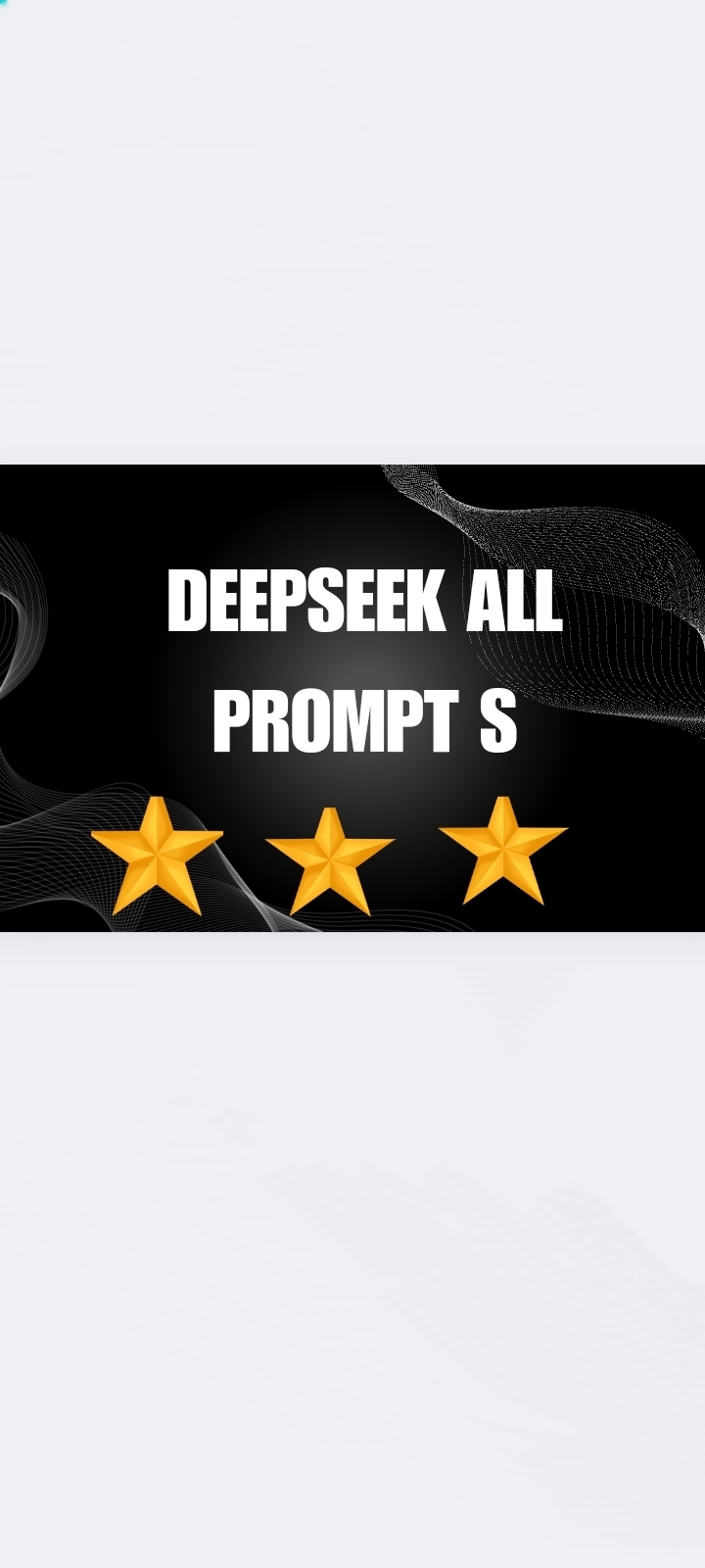 Deepseek All prompt