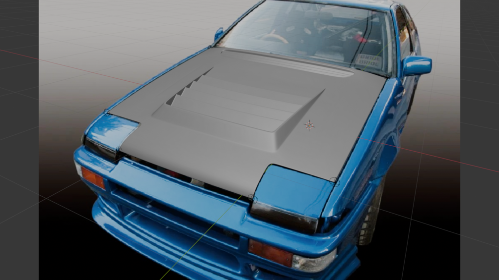 (GT7) Toyota AE86 D-Max D-1 Spec Hood