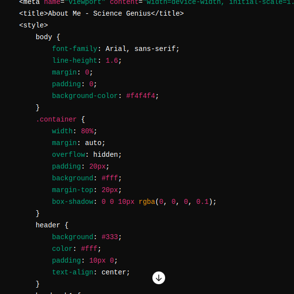 Simple Website Template