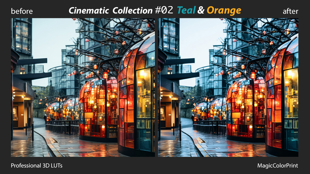 42 Cinematic Collection #02 Teal and Orange.