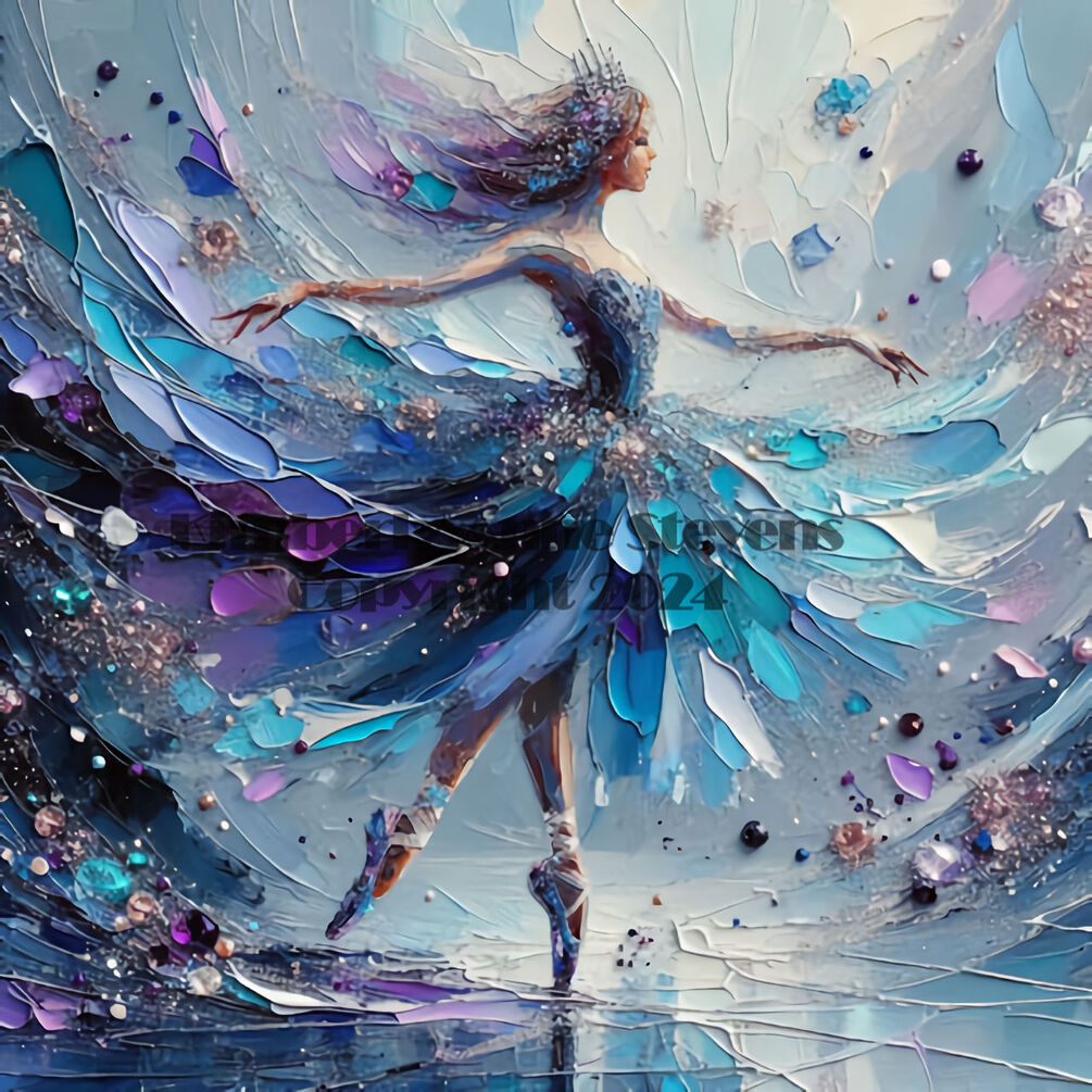 Adiago - Abstract Impressionism Art Print