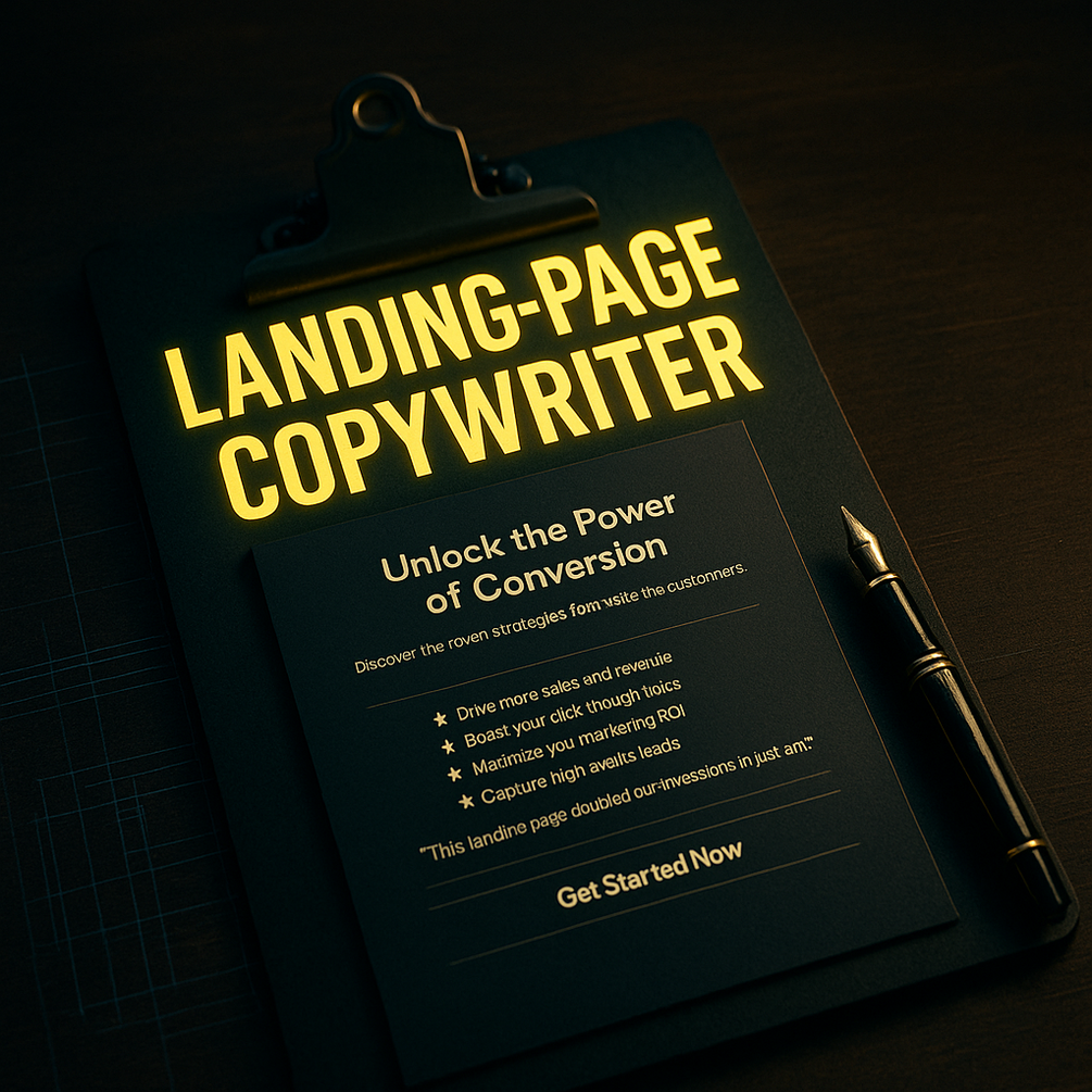 Ultimate Landing-Page Copywriter – 16 Prompt Kit (Core + 15 Niches)