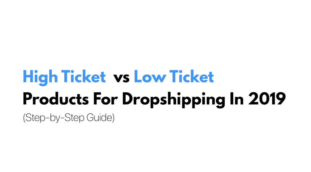 High Ticket vs Low Ticket Notes