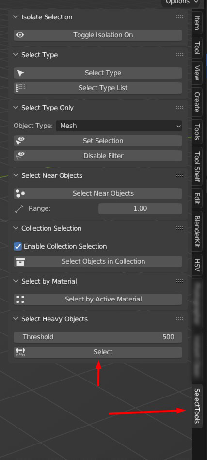 Selection Tools - Blender Addon