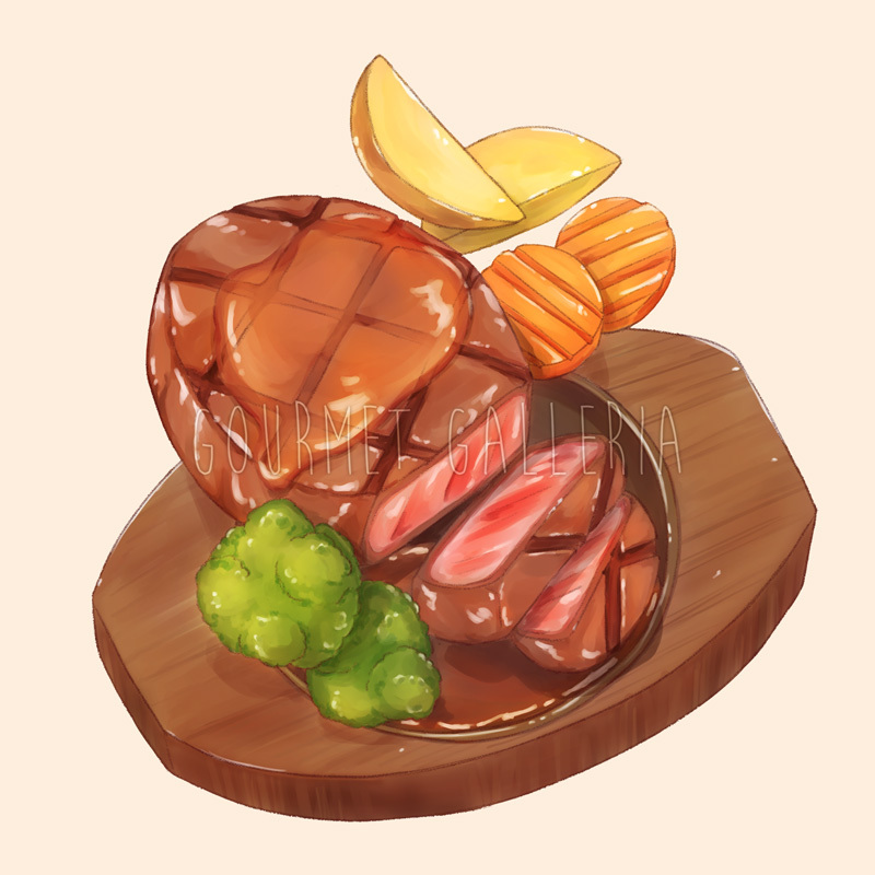 Steak (Vector+PSD)