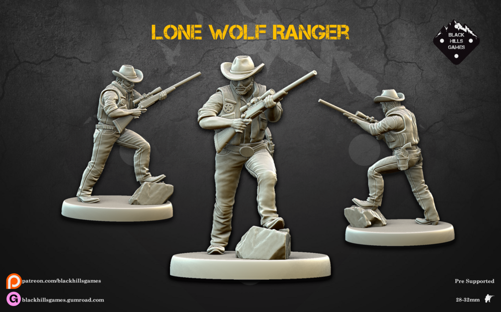 Lone Wolf Ranger (Anniversary miniature)