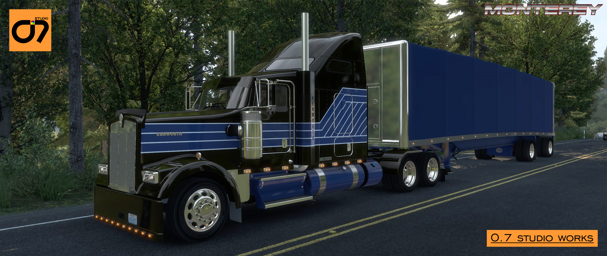 Kenworth W900L Monterey Paint Scheme