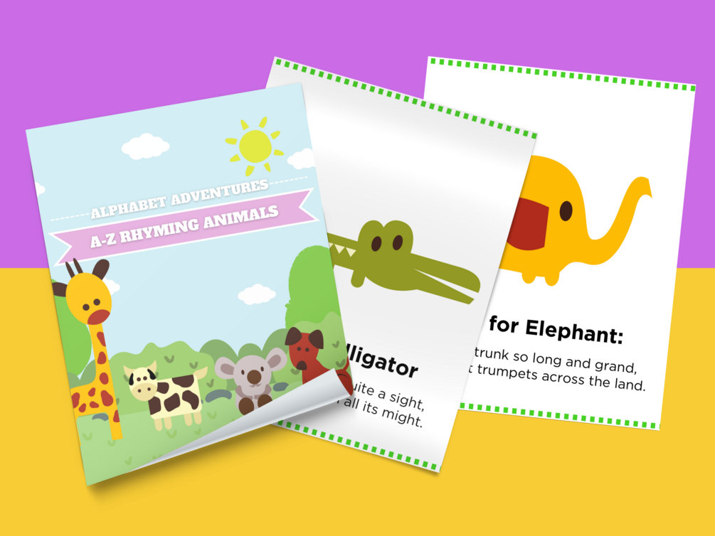 A-Z Rhyming Animals Book