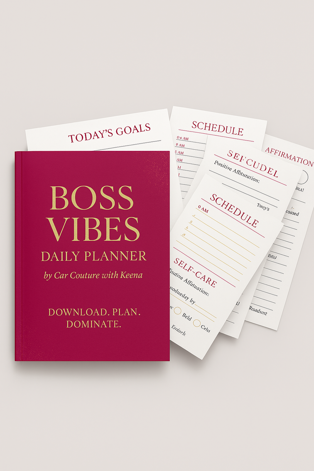 Boss Vibes Daily Planner