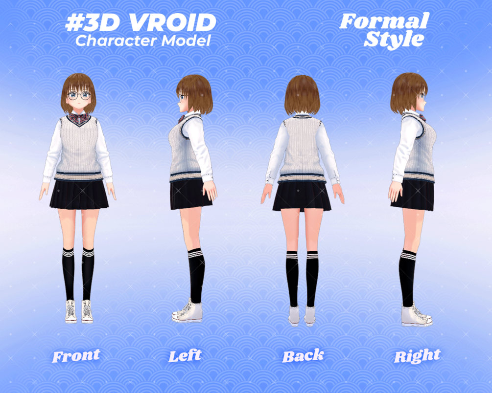 3D Vroid Character, 3D Gaming Model, Twitch Gamer, YouTube Gaming ...