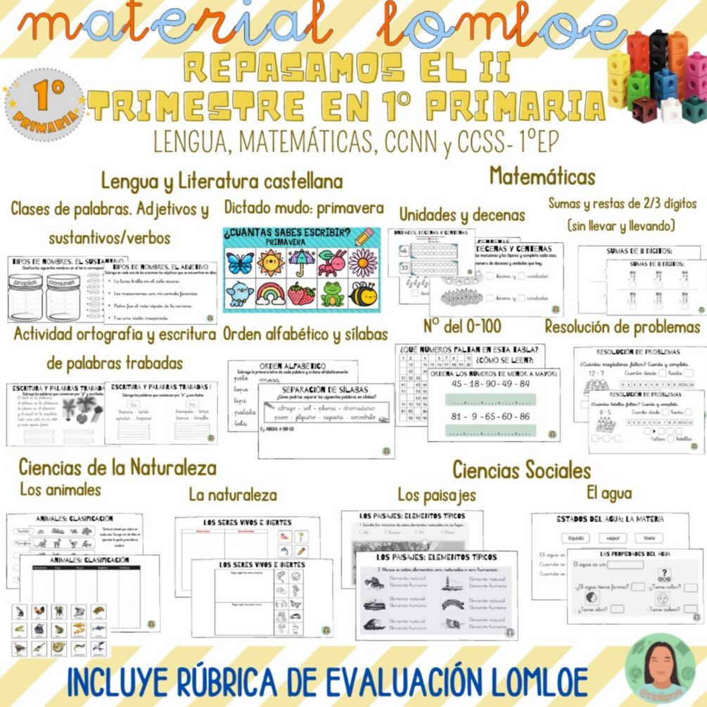 PACK REPASO II TRIMESTRE- 2ºEP