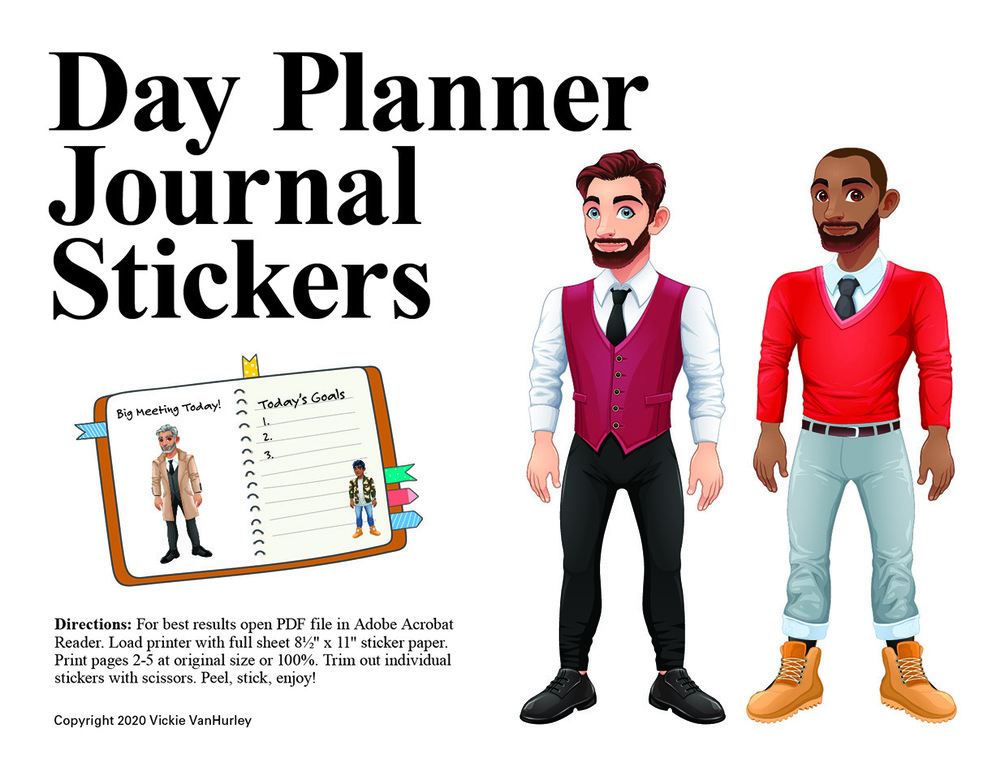 Mens Journal Stickers