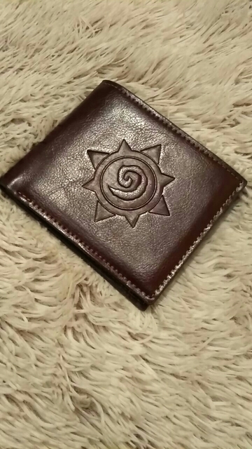 High quality leather Hearthstone Wallet.