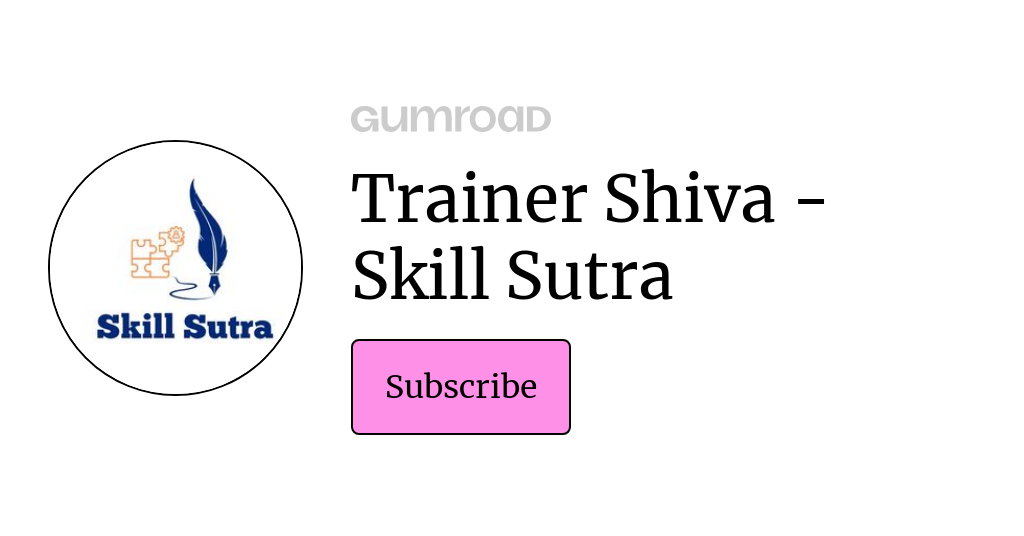 Trainer Shiva - Skill Sutra