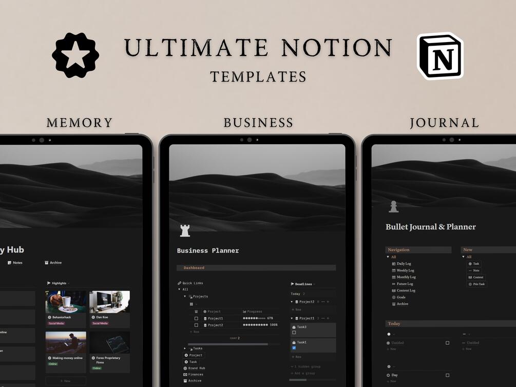 Ultimate Notion Template Collection Ultimate Notion Template Collection