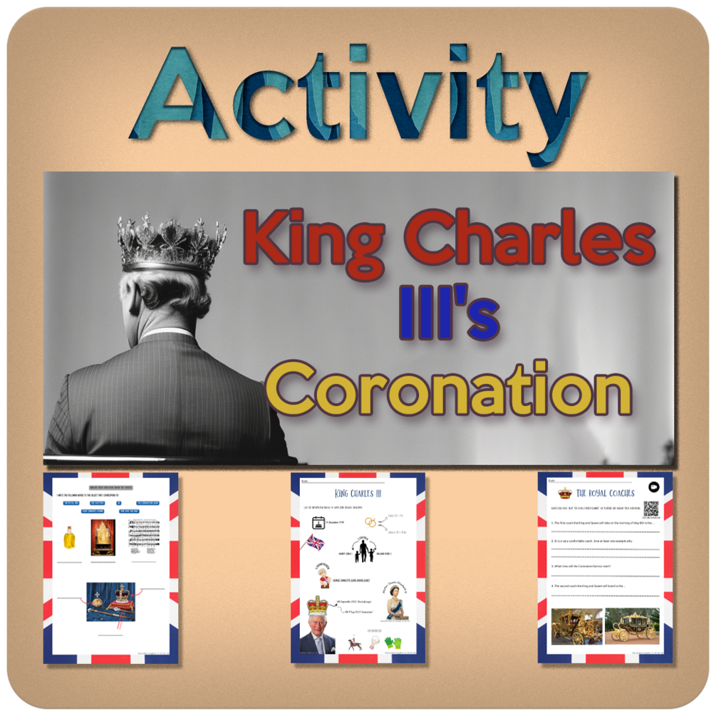 BRITISH ROYAL FAMILY: King Charles's Coronation - an activity for ESL ...