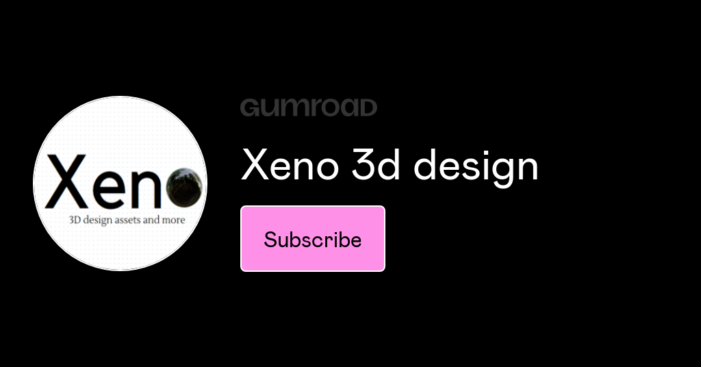 Xeno 3d design