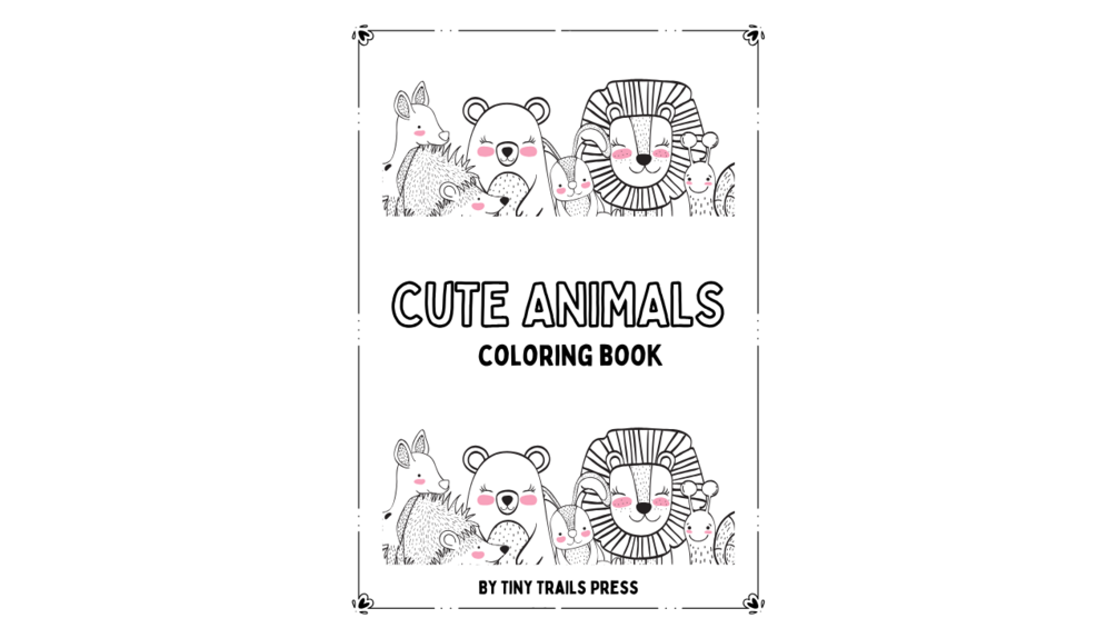 Cute Animal Coloring Book for Kids