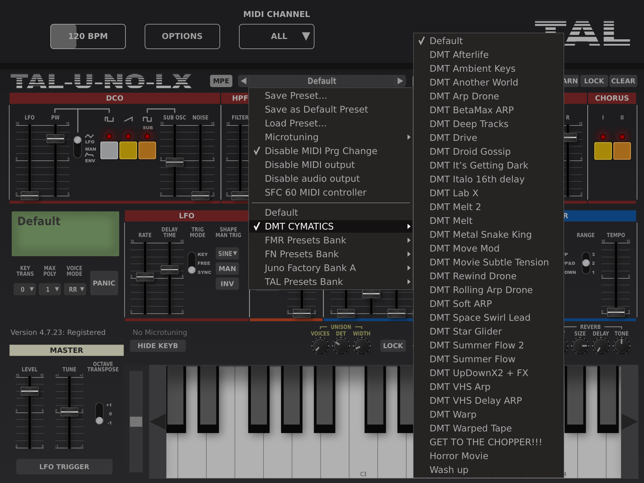 30 NEW PRESETS for TAL-U-NO-LX synthesizer