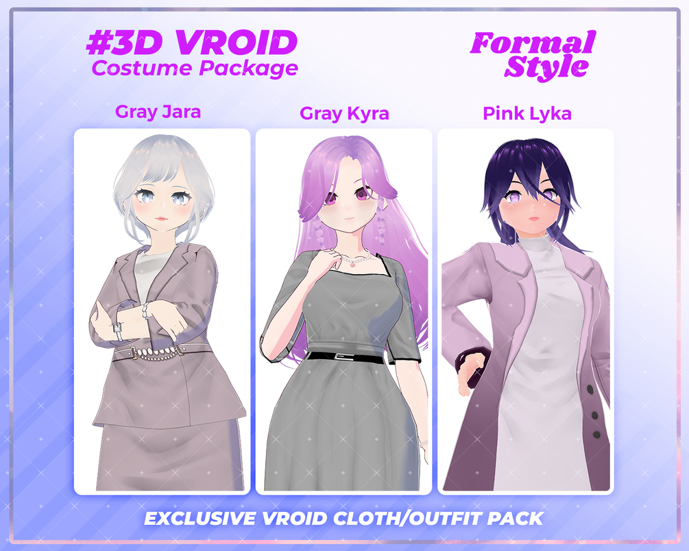 Vroid Clothes, Kawaii Clothes, 3d, Doll Clothes, Vroid Outfit, Costume ...
