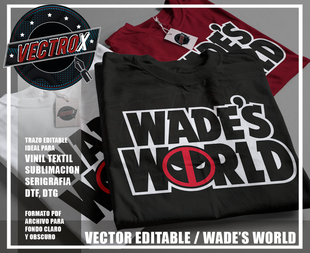 Vector Editable - Wade'S World