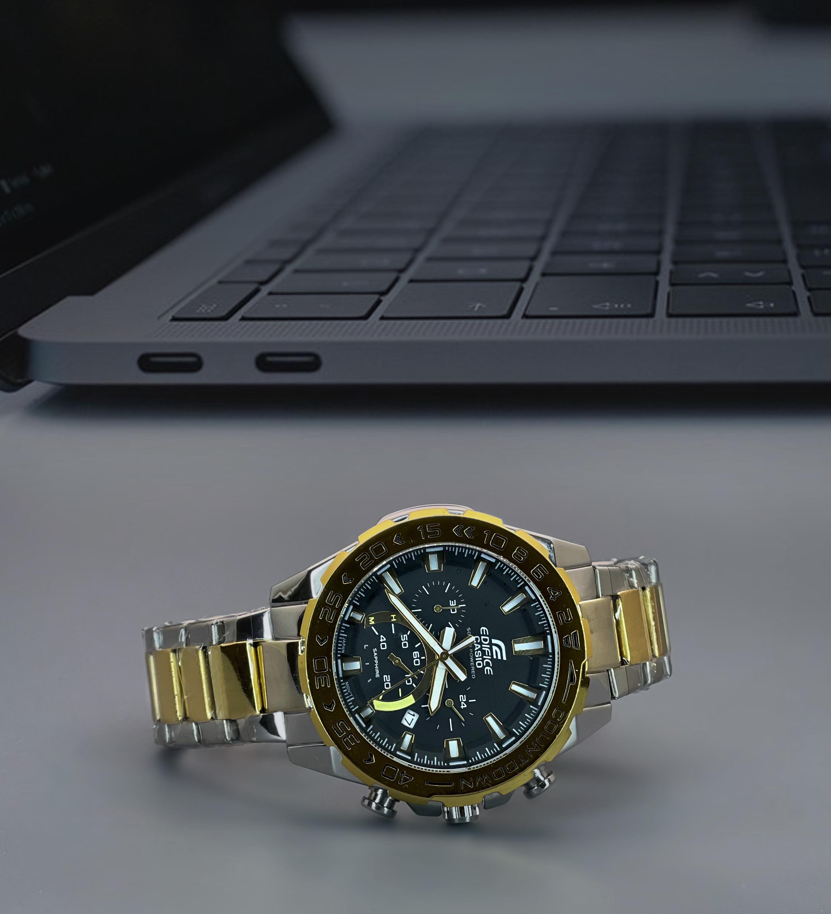 Introducing new EDIFICE powered chronographs with sapphire crystals.