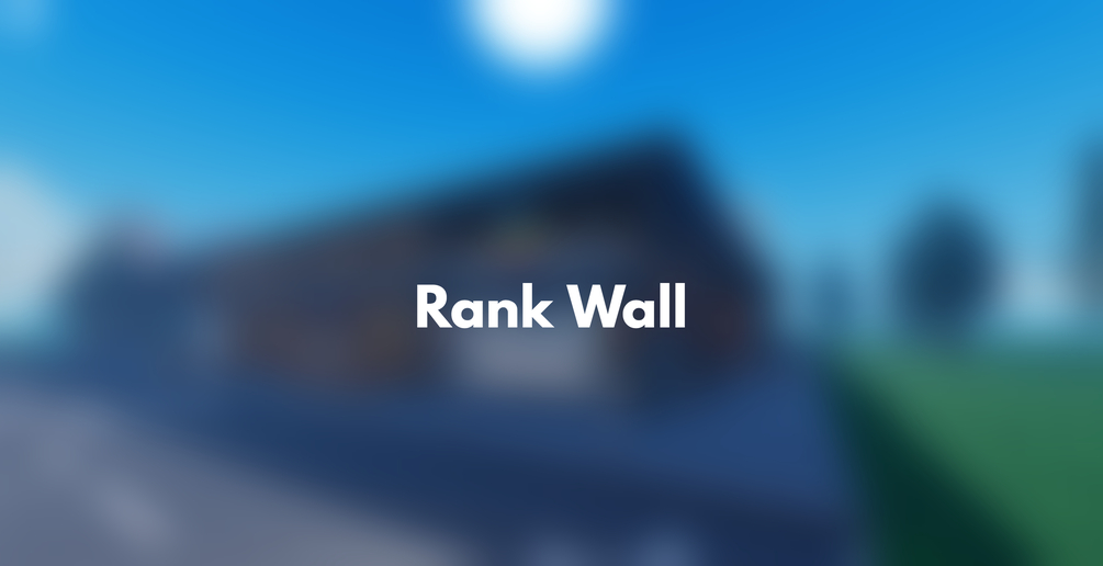 Rank Wall