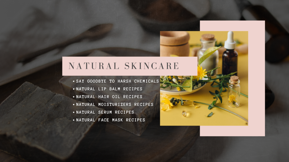 SAY GOODBYE TO HARSH CHEMICALS