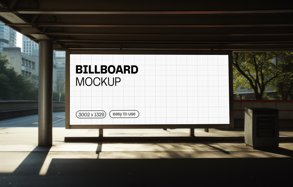 Urban Commercial Billboard Mockup / #350