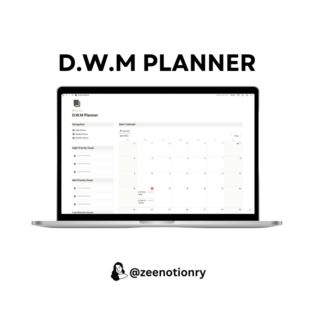 D.W.M Planner