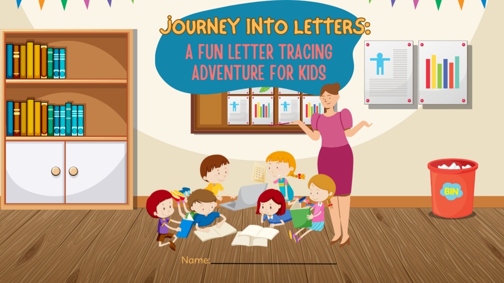 Journey into Letters: A Fun Letter Tracing Adventure for Kids