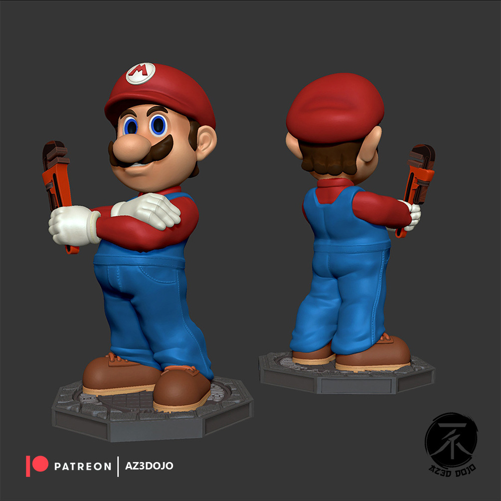 Mario For 3D Printing