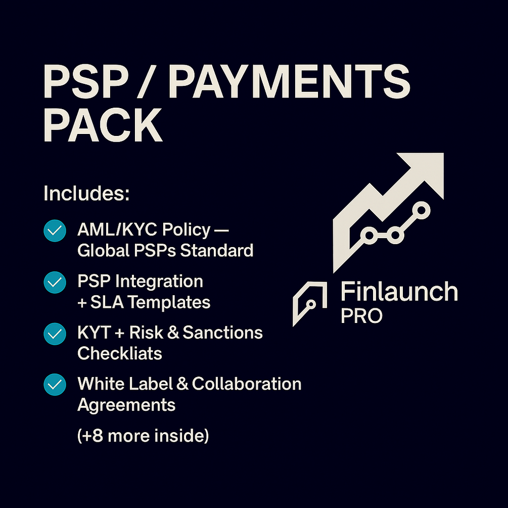 Finlaunch PRO — PSP / Payments Pack
