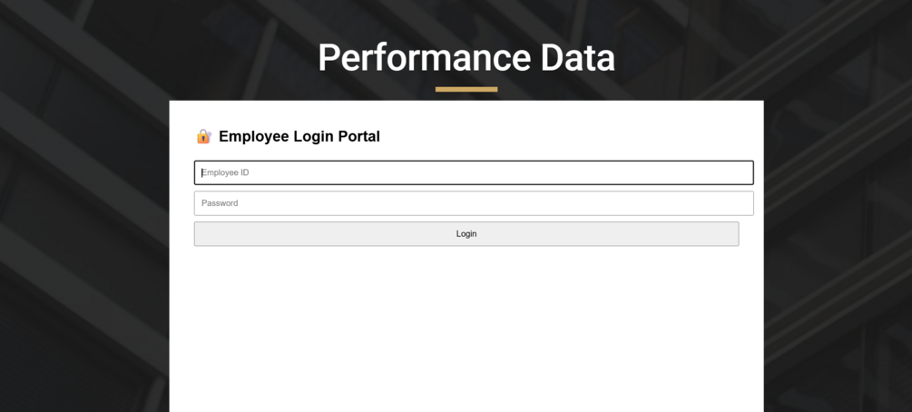 Employee Performance Login System (Google Sheet + Script Login System)