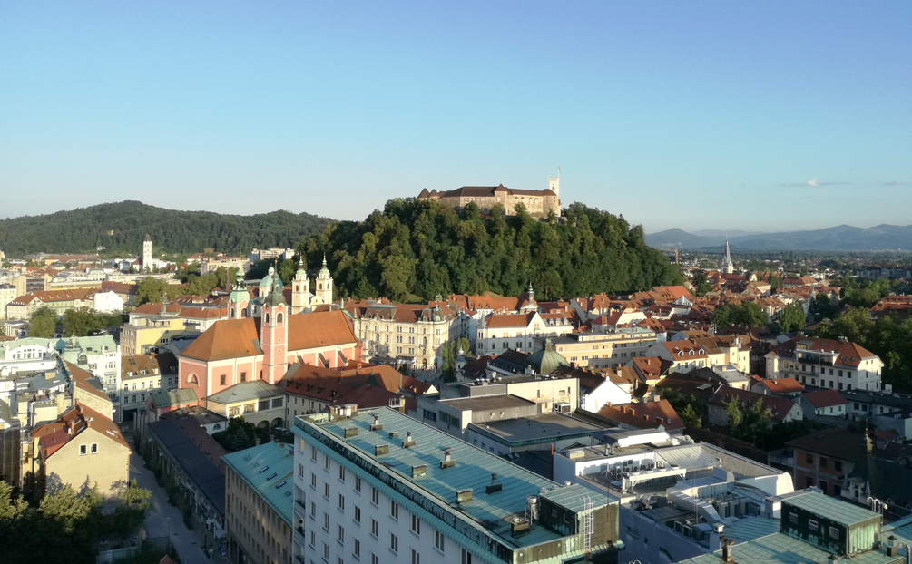 Audio salfe guiding in Ljubljana center