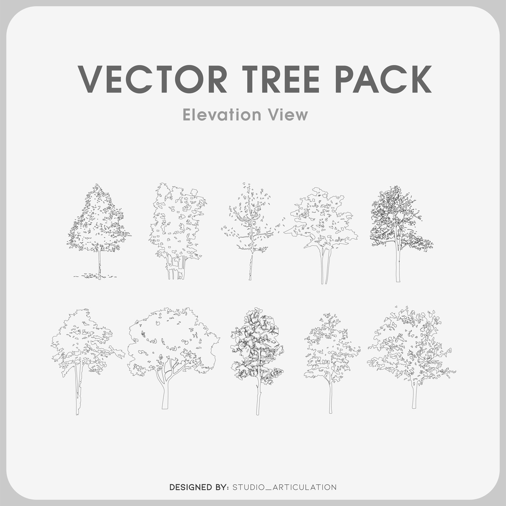 VECTOR TREES PACK 1 ST EDITION