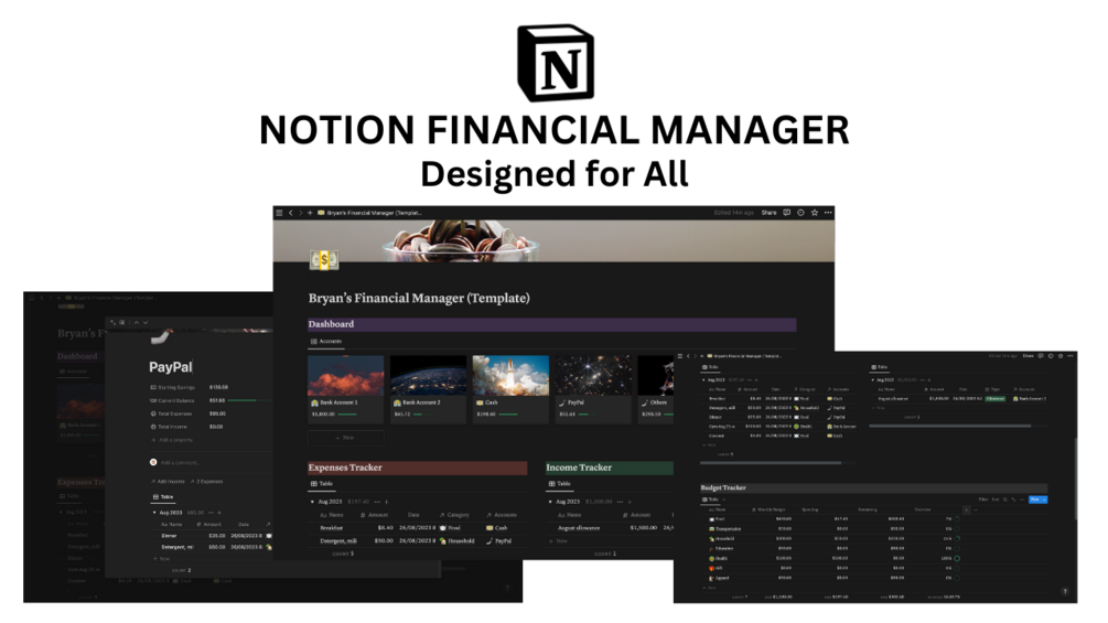 Notion Financial Manager Template