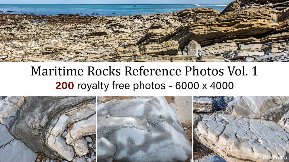 Maritime Rocks Reference Photos Vol.1